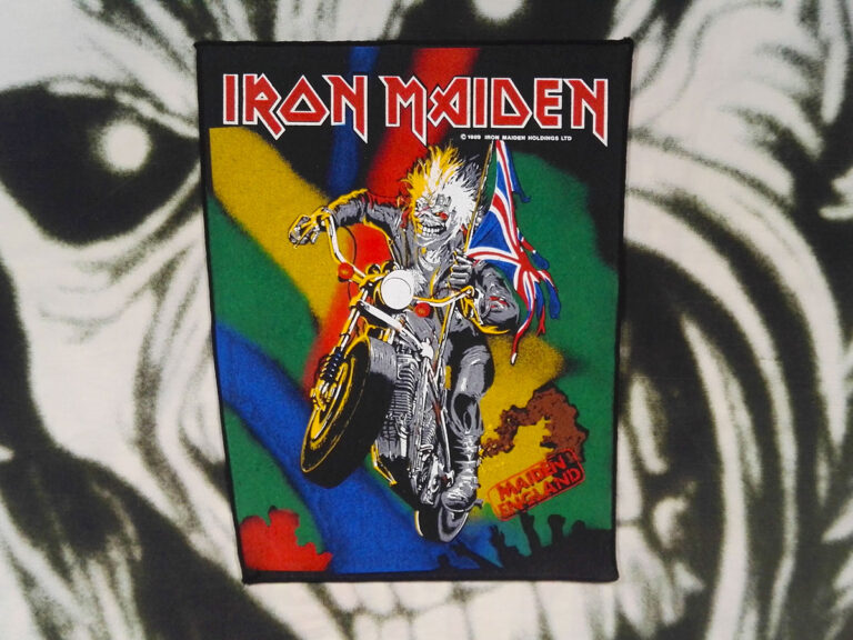Iron Maiden “Maiden England” Backpatch 1989 – Eddies Battle Vest