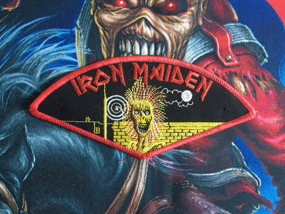 Iron Maiden “First Album” Roadie Mini Backpatch – Eddies Battle Vest