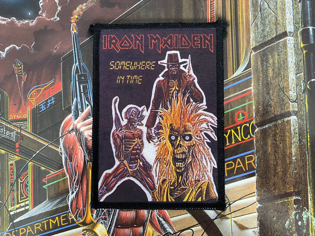Iron Maiden “Somewhere In Time” Photo Printed Patch – Eddies Battle Vest