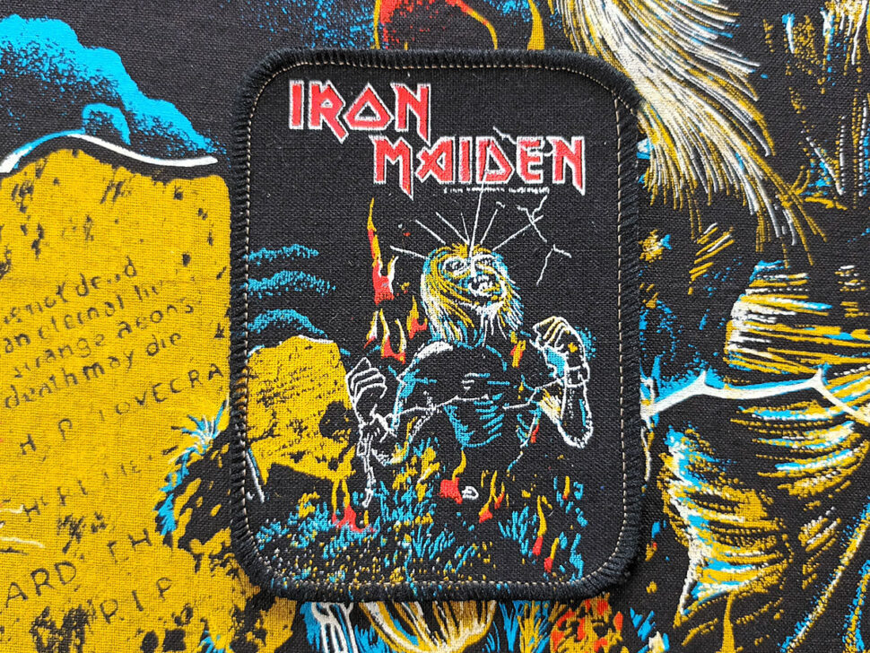 Eddies Battle Vest – IRON MAIDEN PATCH AND PIN COLLECTION