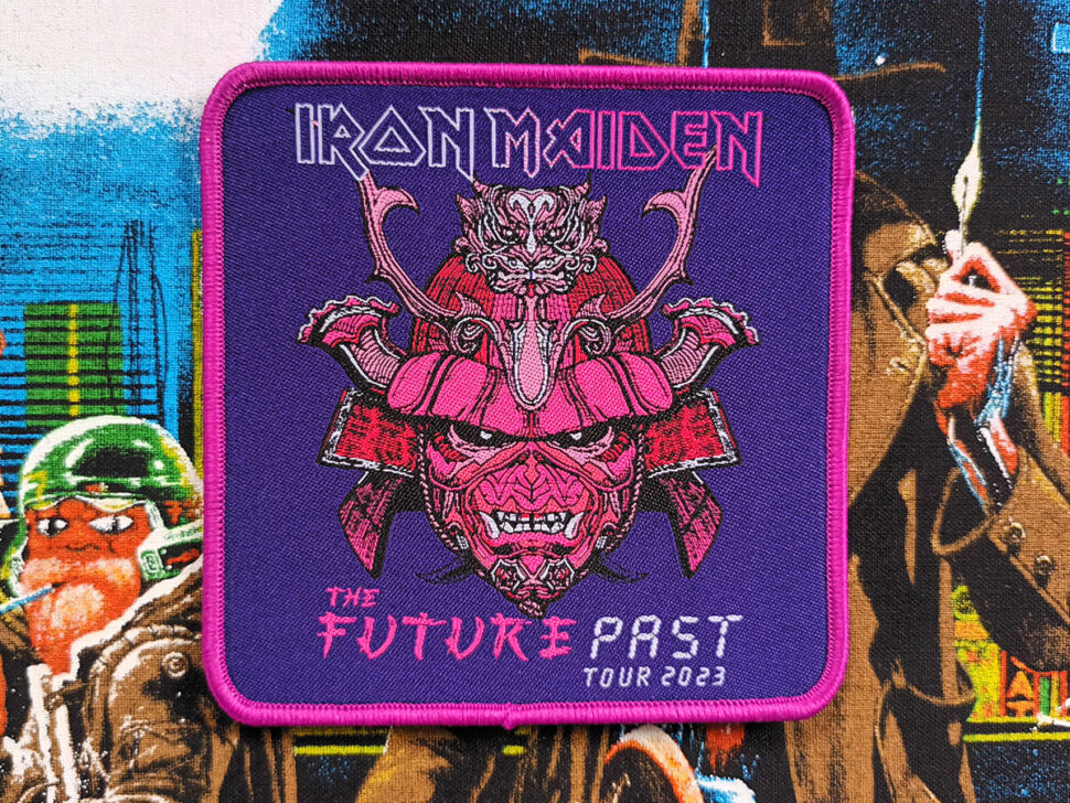 Iron Maiden “Samurai Eddie” Woven Tour Patch 2023 – Eddies Battle Vest